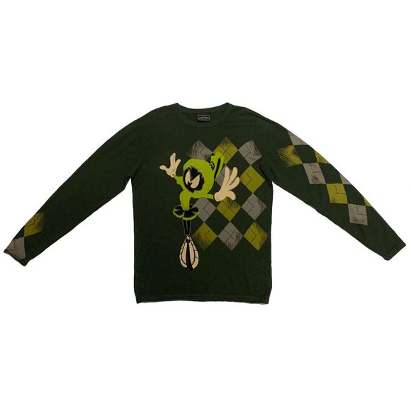 Warner Bros. | Sweaters | Looney Tunes Cashmere Sweater Marvin The ...